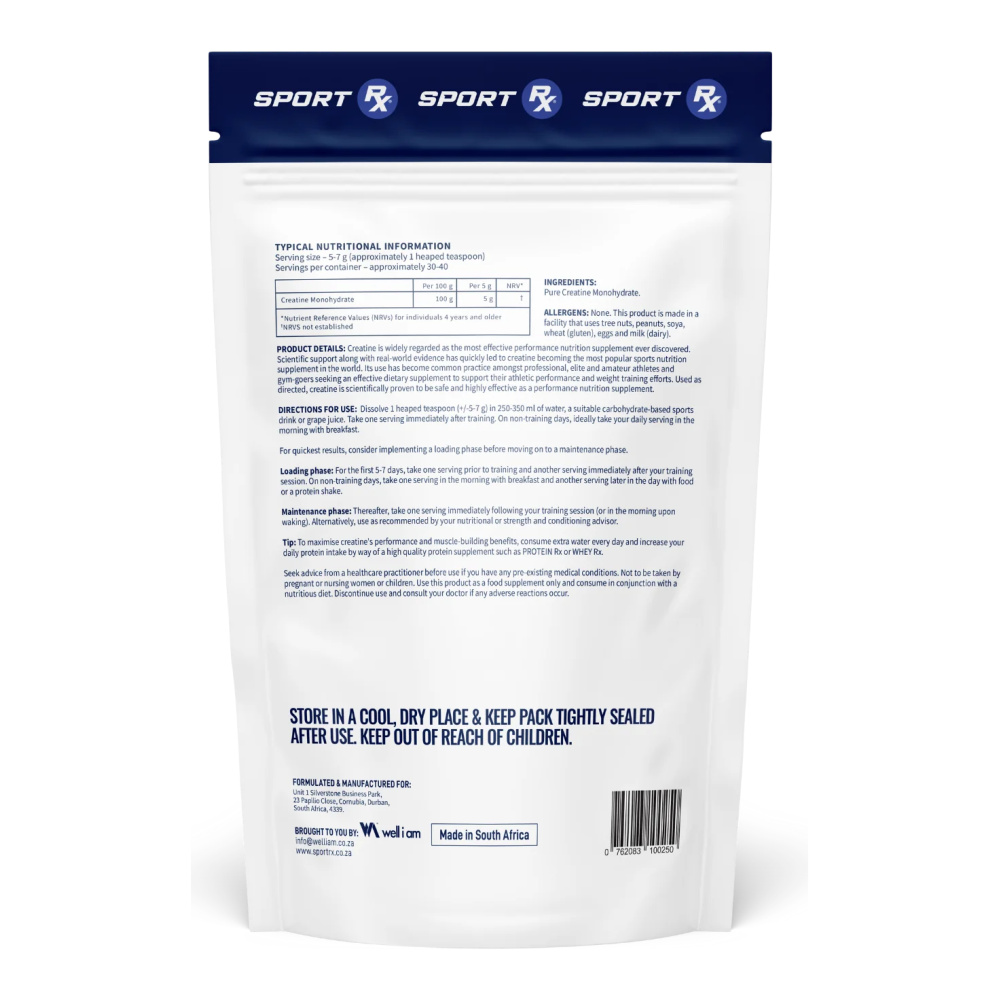 Sport RX 100% Creatine Monohydrate | Xtreme Nutrition